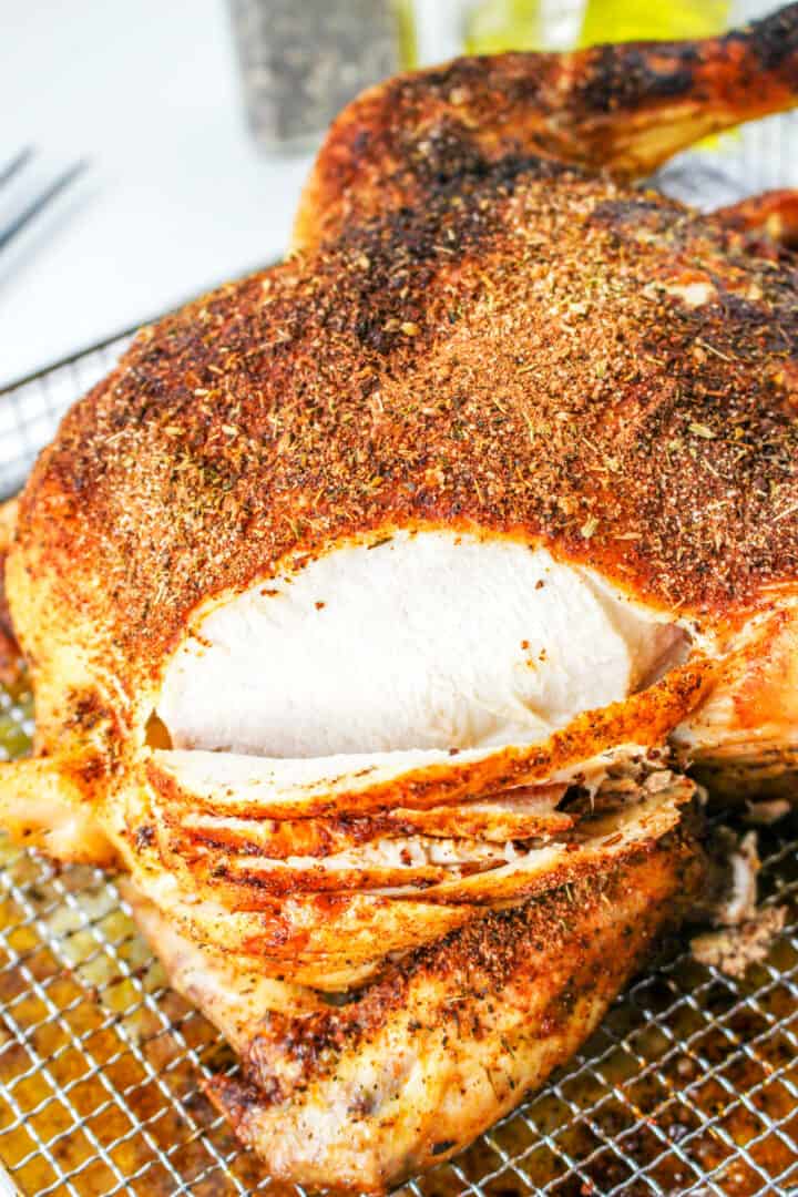 Ninja Foodi Whole Roasted Chicken | Smells Like Delish