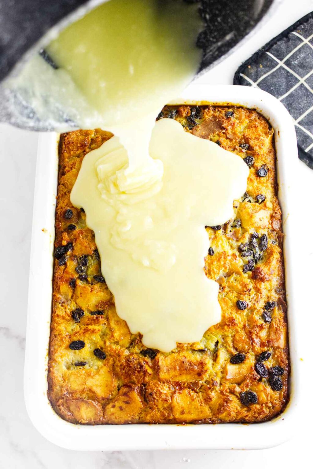 Rum Raisin Bread Pudding | Smells Like Delish