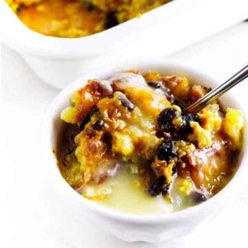 Rum Raisin Bread Pudding | Smells Like Delish