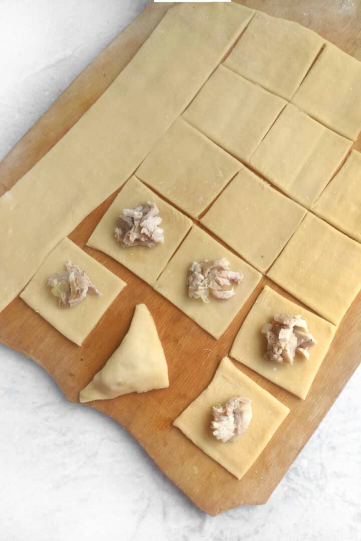 Chicken Kreplach Soup | Smells Like Delish