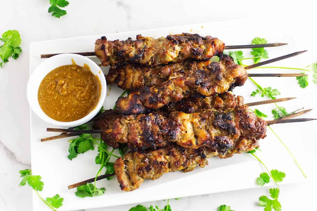 Thai Pork Skewers | Smells Like Delish
