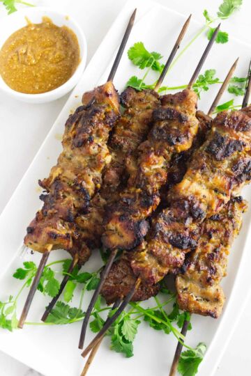 Thai Pork Skewers | Smells Like Delish