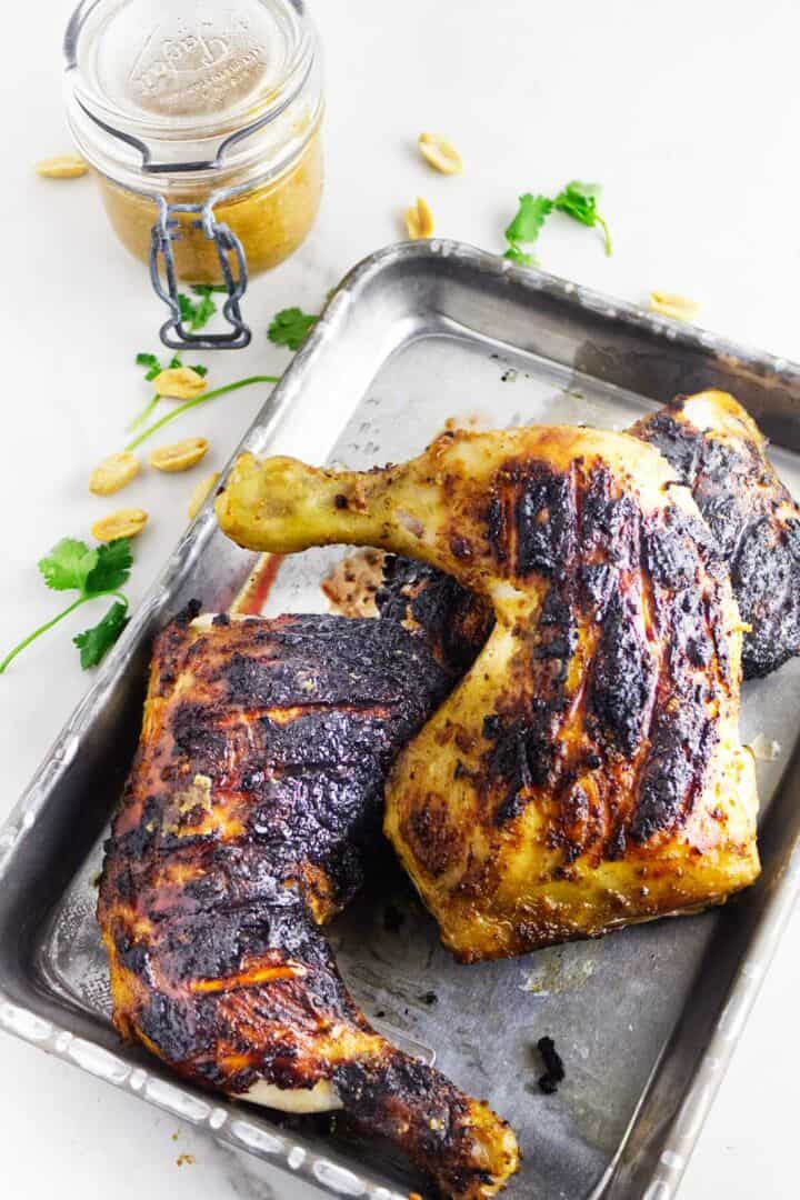 Peanut Satay Chicken | Smells Like Delish