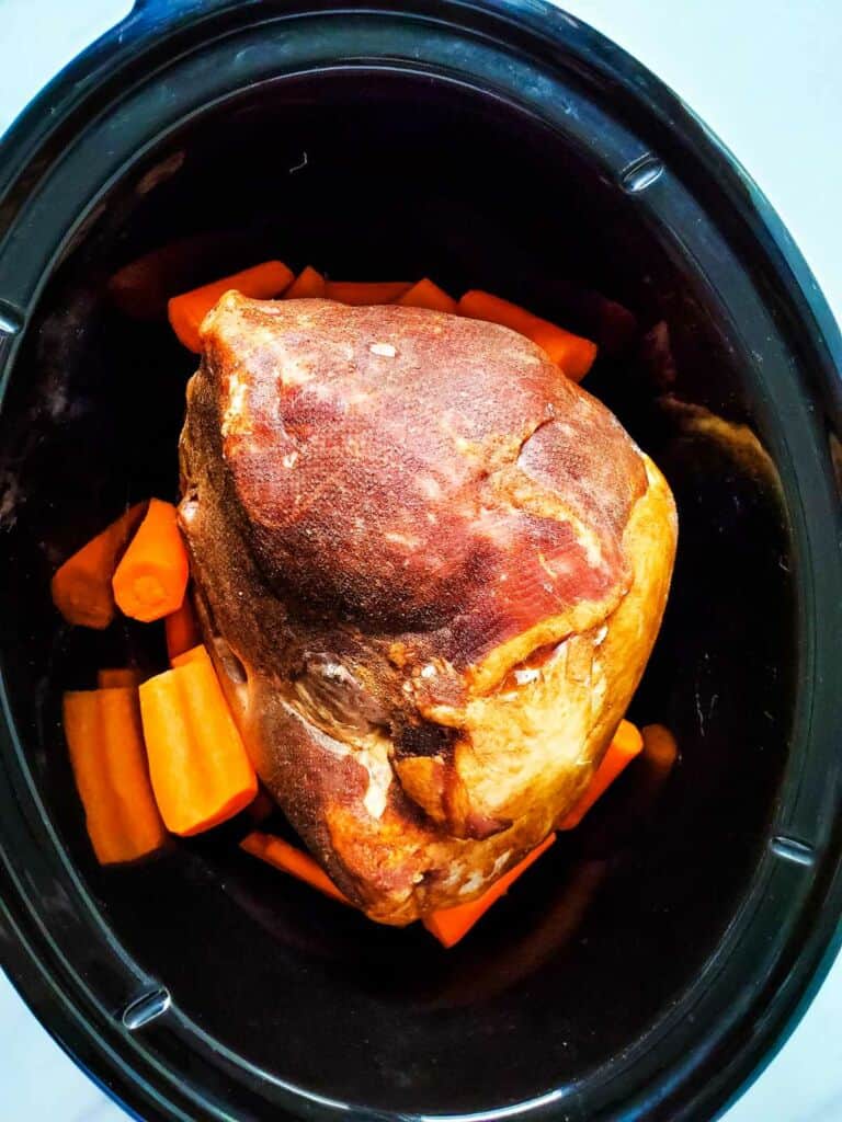 Slow Cooker Ham Dinner | Smells Like Delish