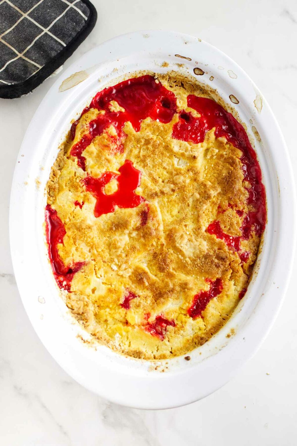 Strawberry Spoon Cake | Smells Like Delish