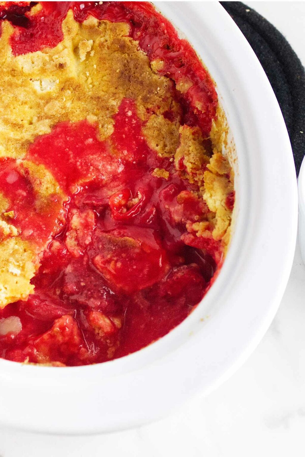 Easy Strawberry Spoon Cake | Smells Like Delish