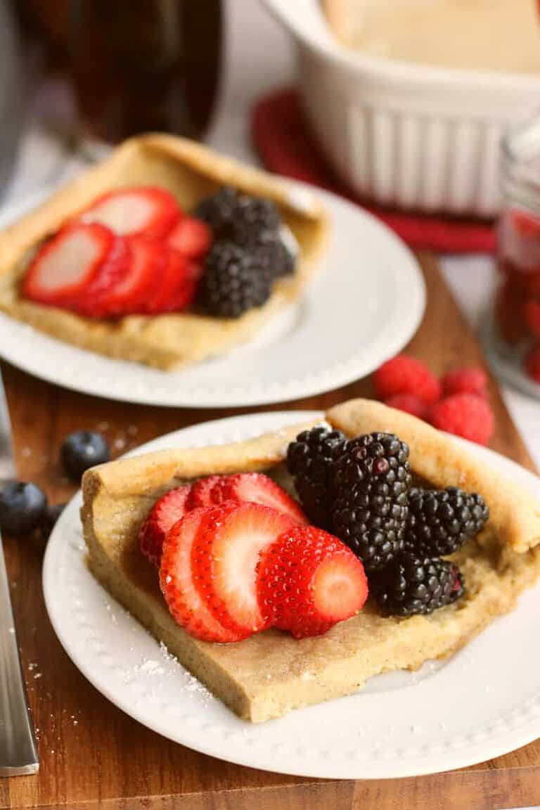 Easy Blender German Puff Pancakes | Smells Like Delish