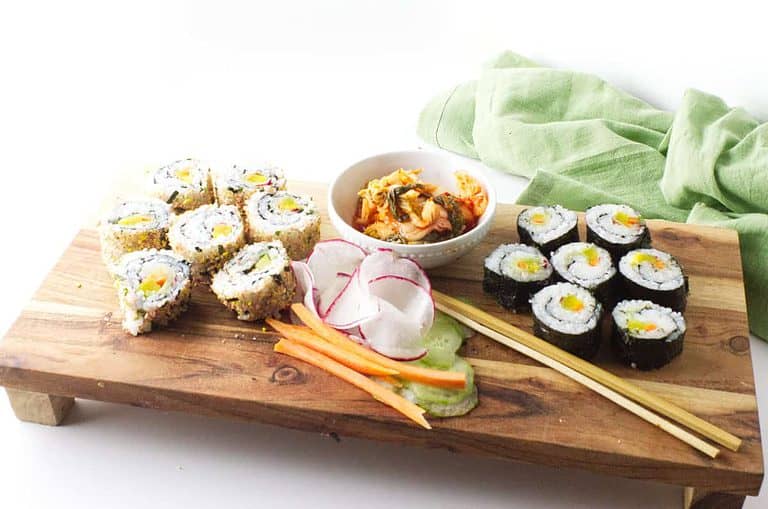 Korean Kimbap Sushi Rolls | Smells Like Delish