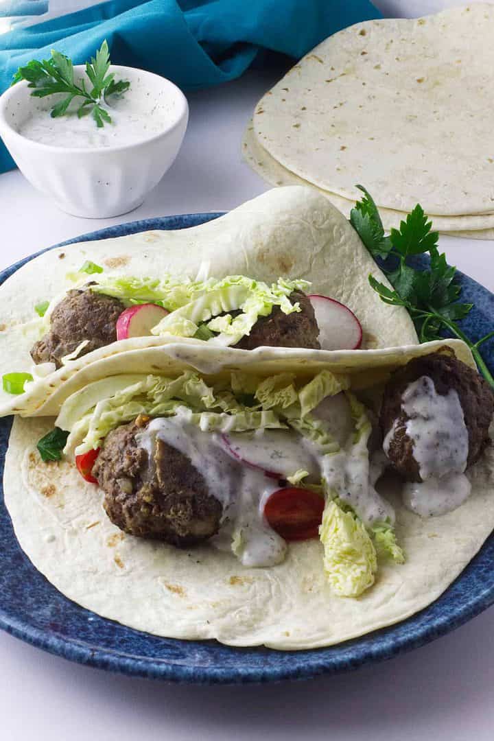 Lamb Kofta Wraps | Smells Like Delish