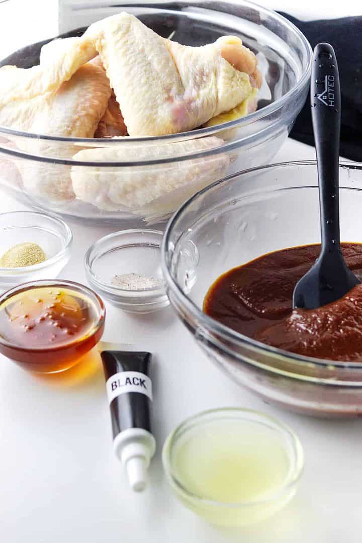 Halloween Sweet and Sour Chicken 'Bat' Wings | Smells Like Delish