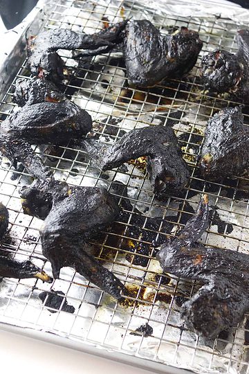 Sweet and Sour 'Bat' Wings (Halloween Chicken Wings) | Smells Like Delish