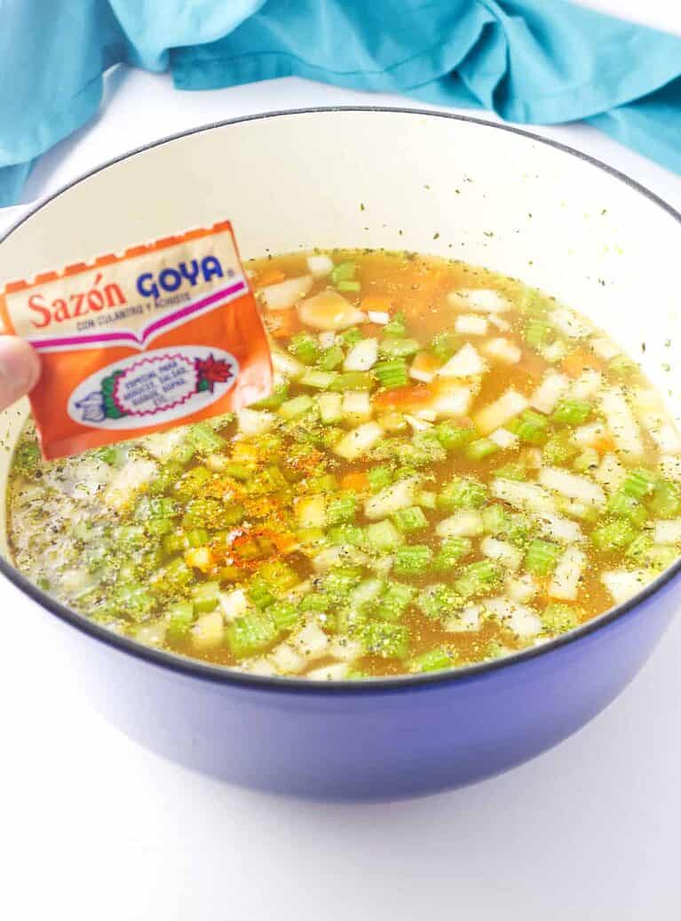 Cuban Chicken Soup (Sopa de Pollo Cubano) | Smells Like Delish