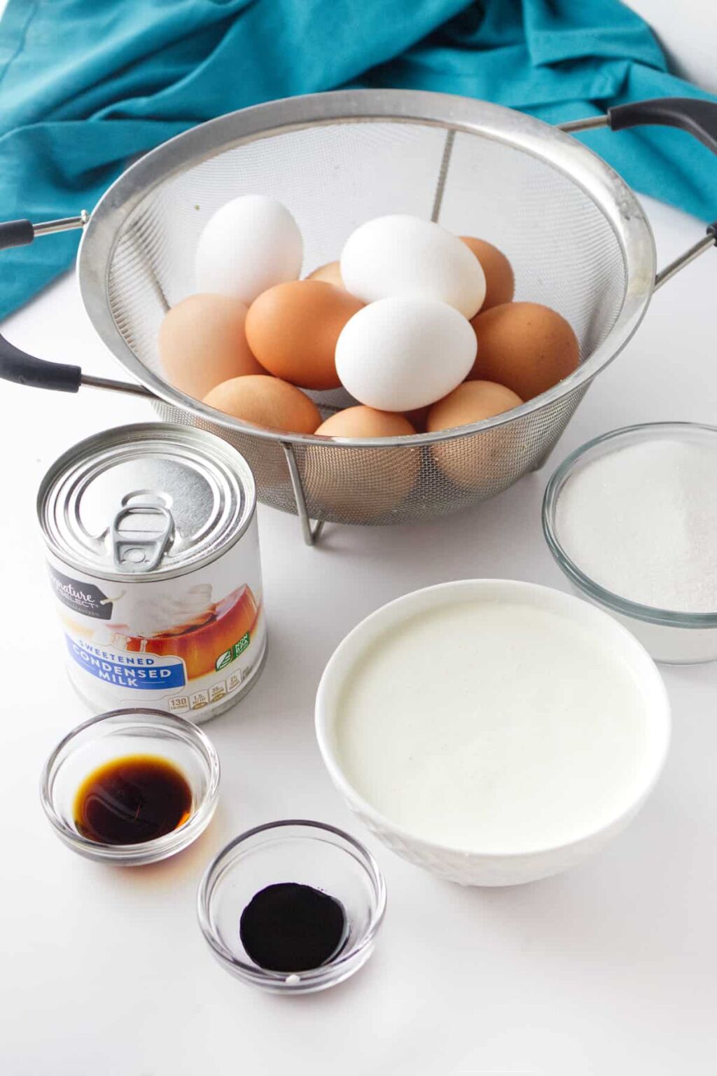 Baked Ube Leche Flan | Smells Like Delish