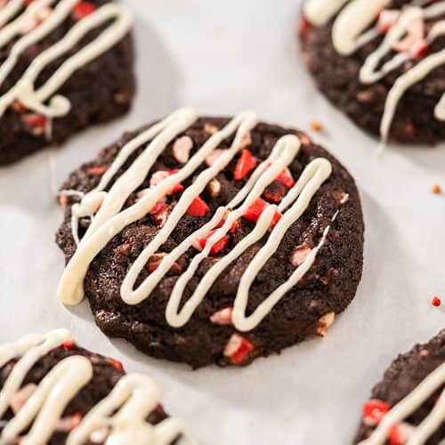 Chocolate Peppermint Cookies | Smells Like Delish