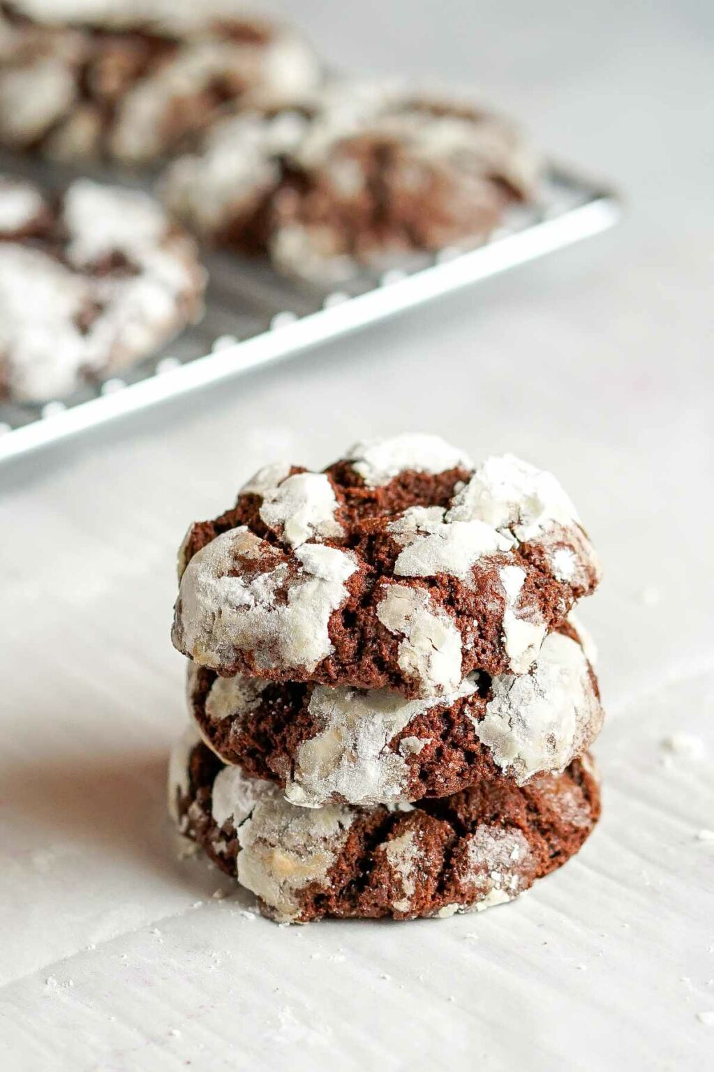 Crinkle Brownie Cookies | Smells Like Delish