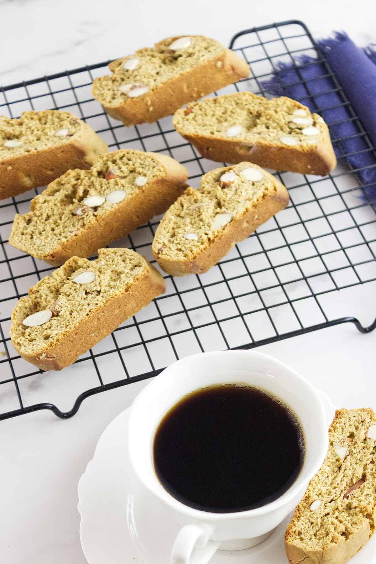 Coffee Biscotti | Smells Like Delish