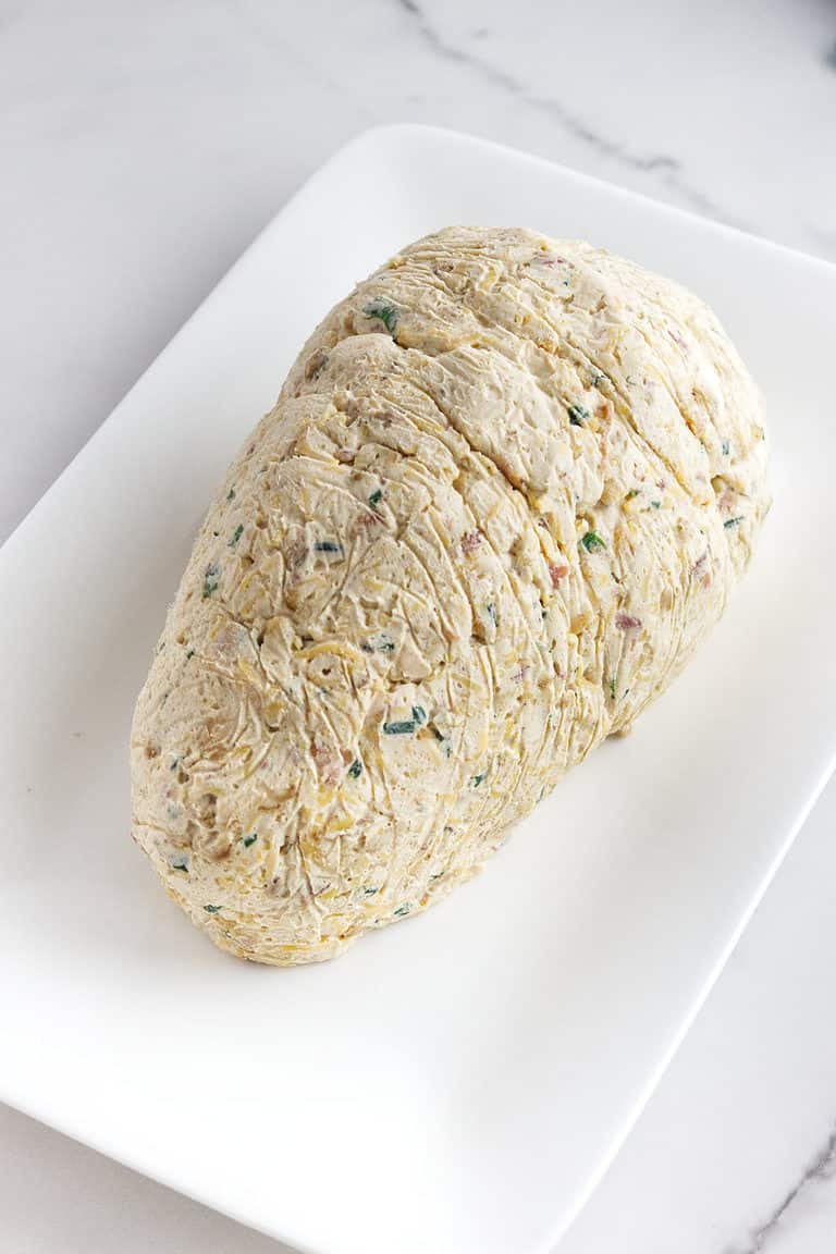 Holiday Hedgehog Cheese ball | Smells Like Delish