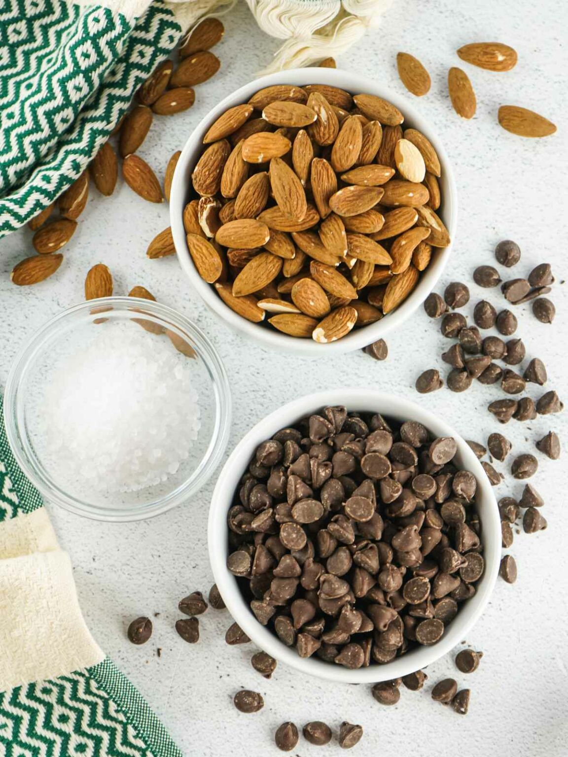 Dark Chocolate Almond Clusters with Sea Salt | Smells Like Delish