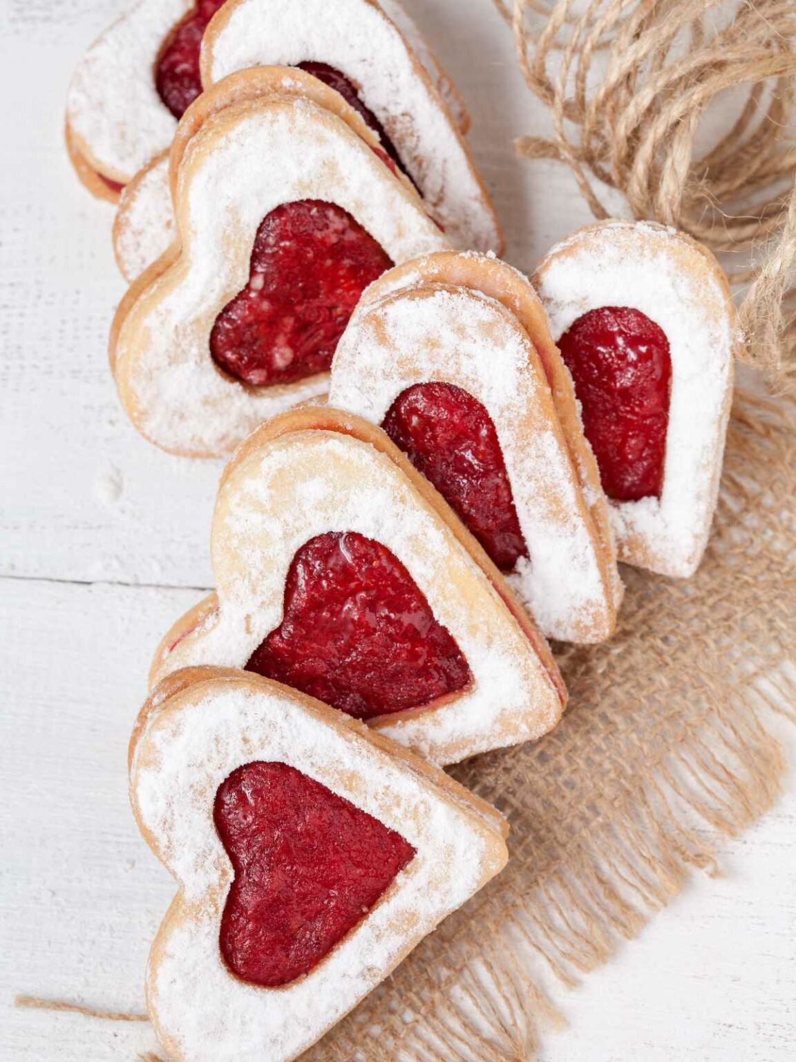 Raspberry Linzer Cookies | Smells Like Delish