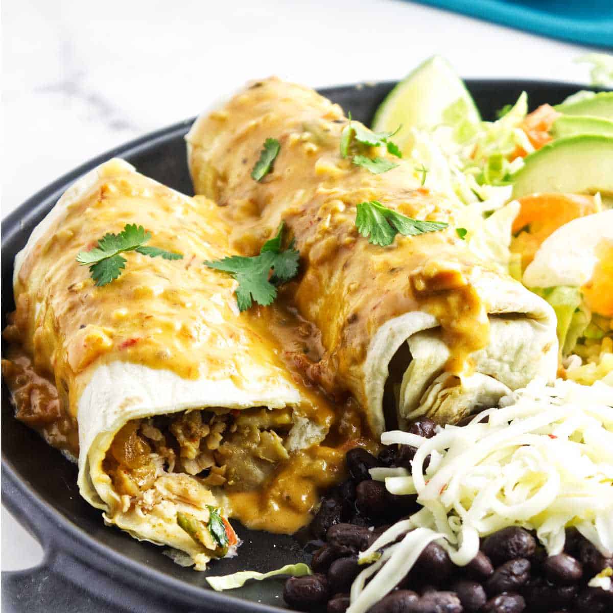 Tex-Mex Chile Relleno Burritos | Smells Like Delish