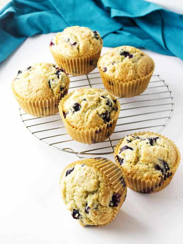 Dairy Free Blueberry Muffins | Smells Like Delish