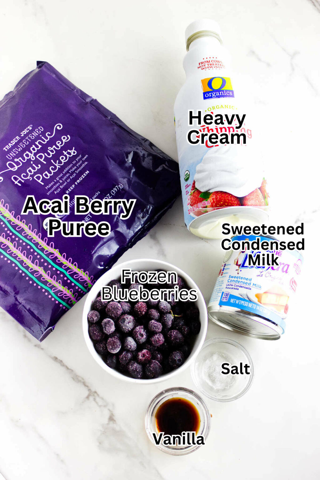Acai Berry Gelato (Acai Berry Ice Cream) | Smells Like Delish