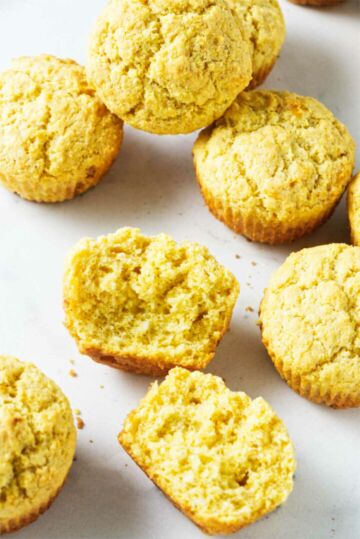 Cornbread Buttermilk Muffins | Smells Like Delish
