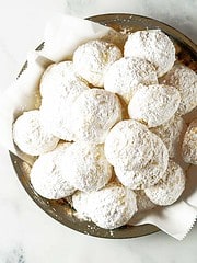 Danish Wedding Cookies | Smells Like Delish