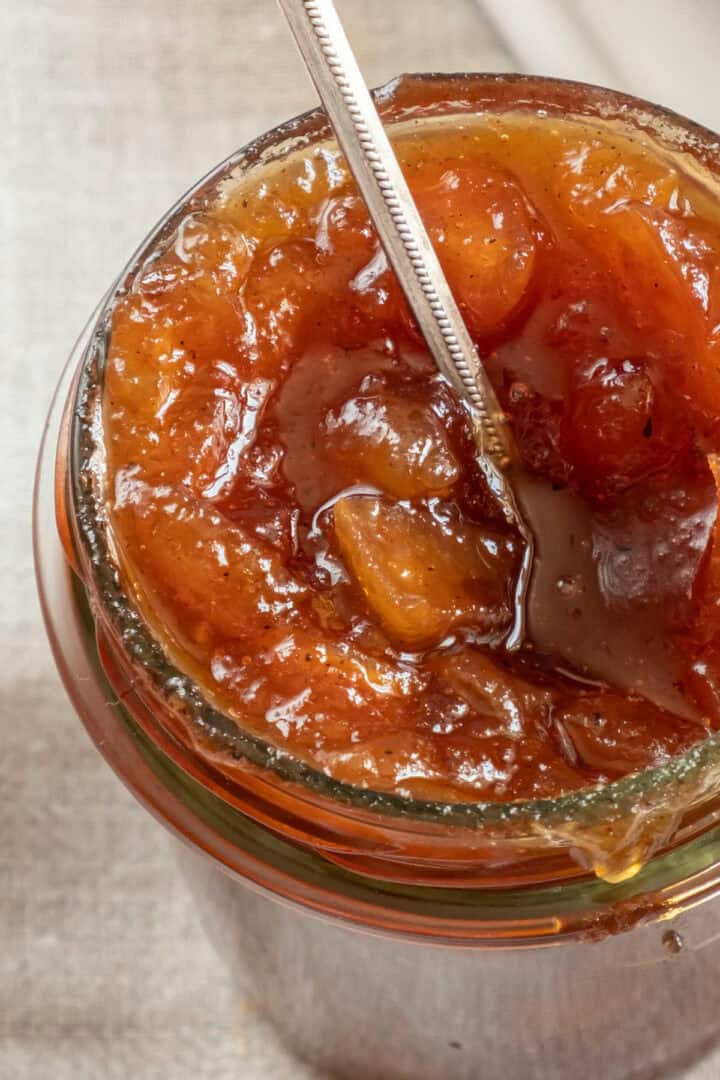 Savory Peach Chutney | Smells Like Delish