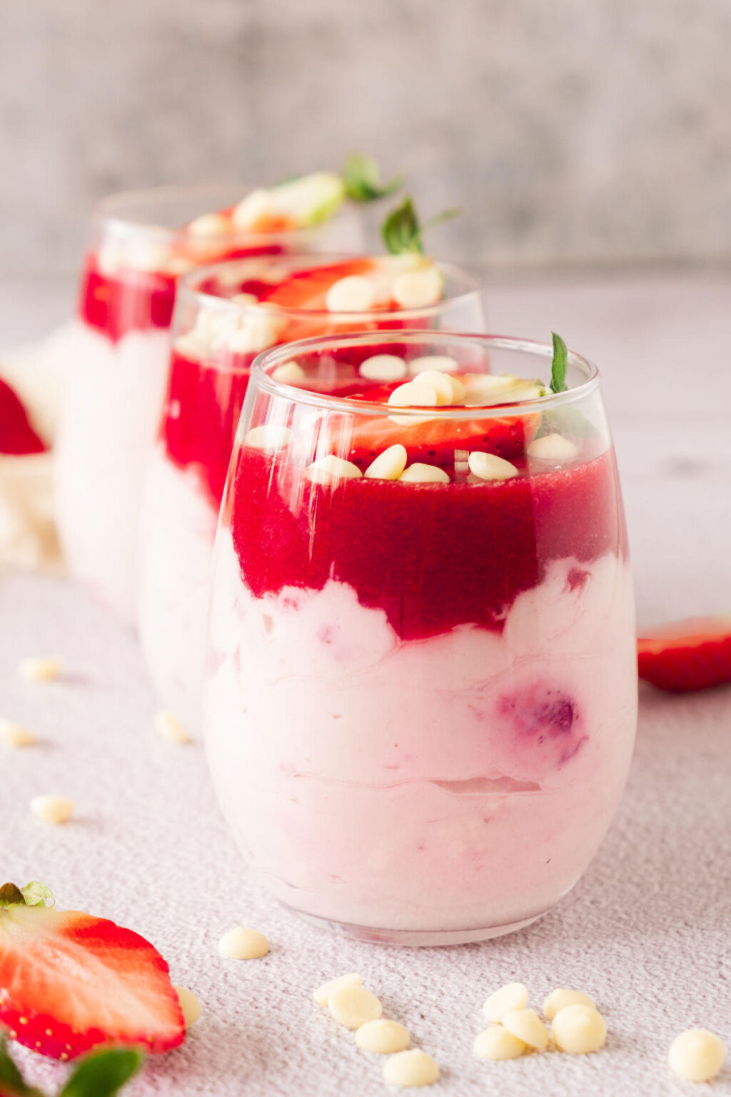 Easy Strawberry Mascarpone Mousse | Smells Like Delish