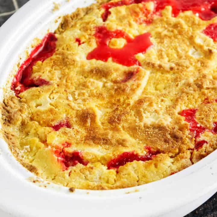 Strawberry Spoon Cake | Smells Like Delish
