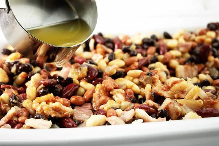 Slow Cooker Cowboy Beans | Smells Like Delish