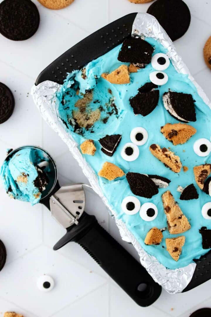 Cookie Monster Ice Cream | Smells Like Delish