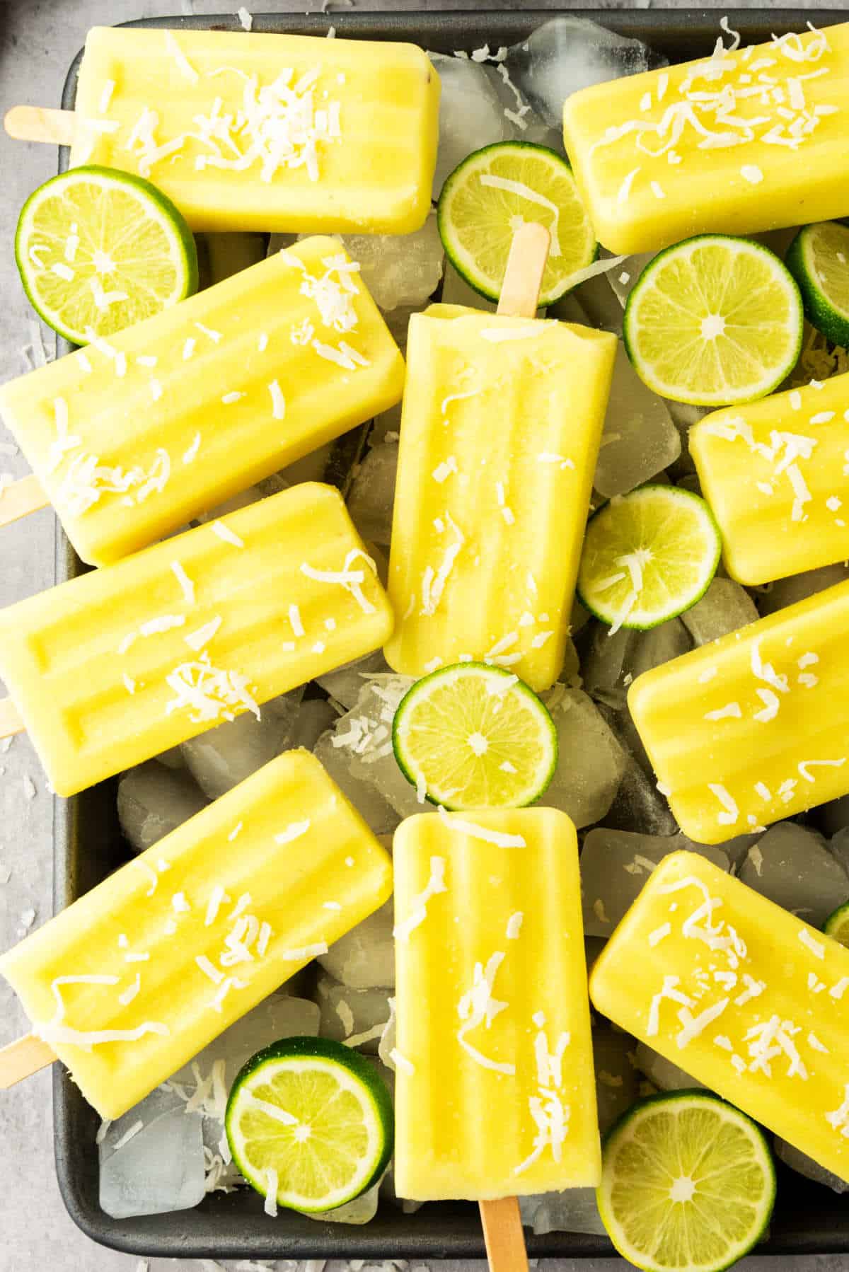 Pineapple Coconut Popsicles | Smells Like Delish
