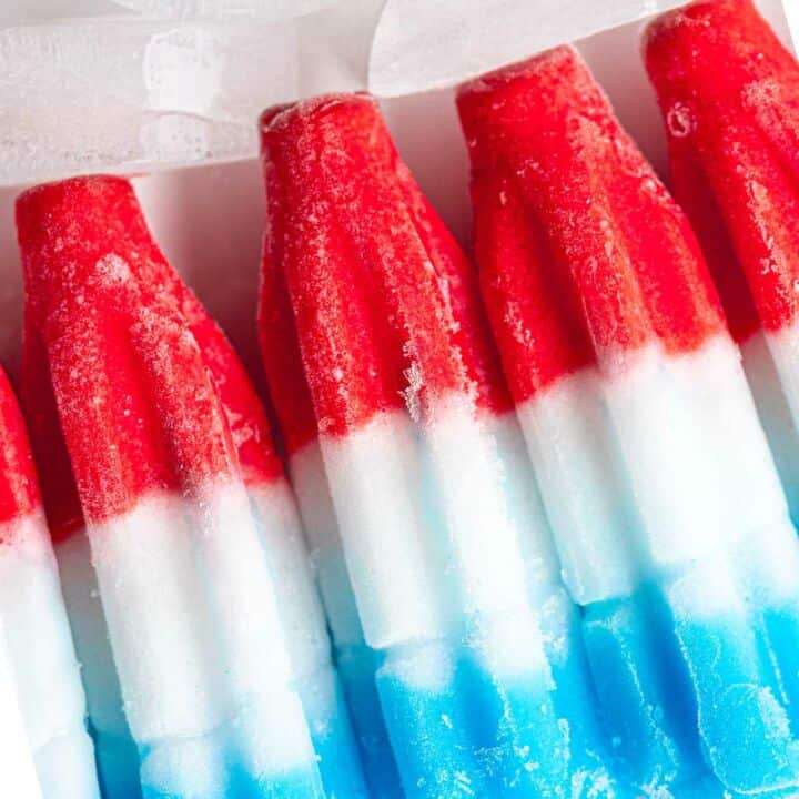 Red White and Blue Popsicles | Smells Like Delish
