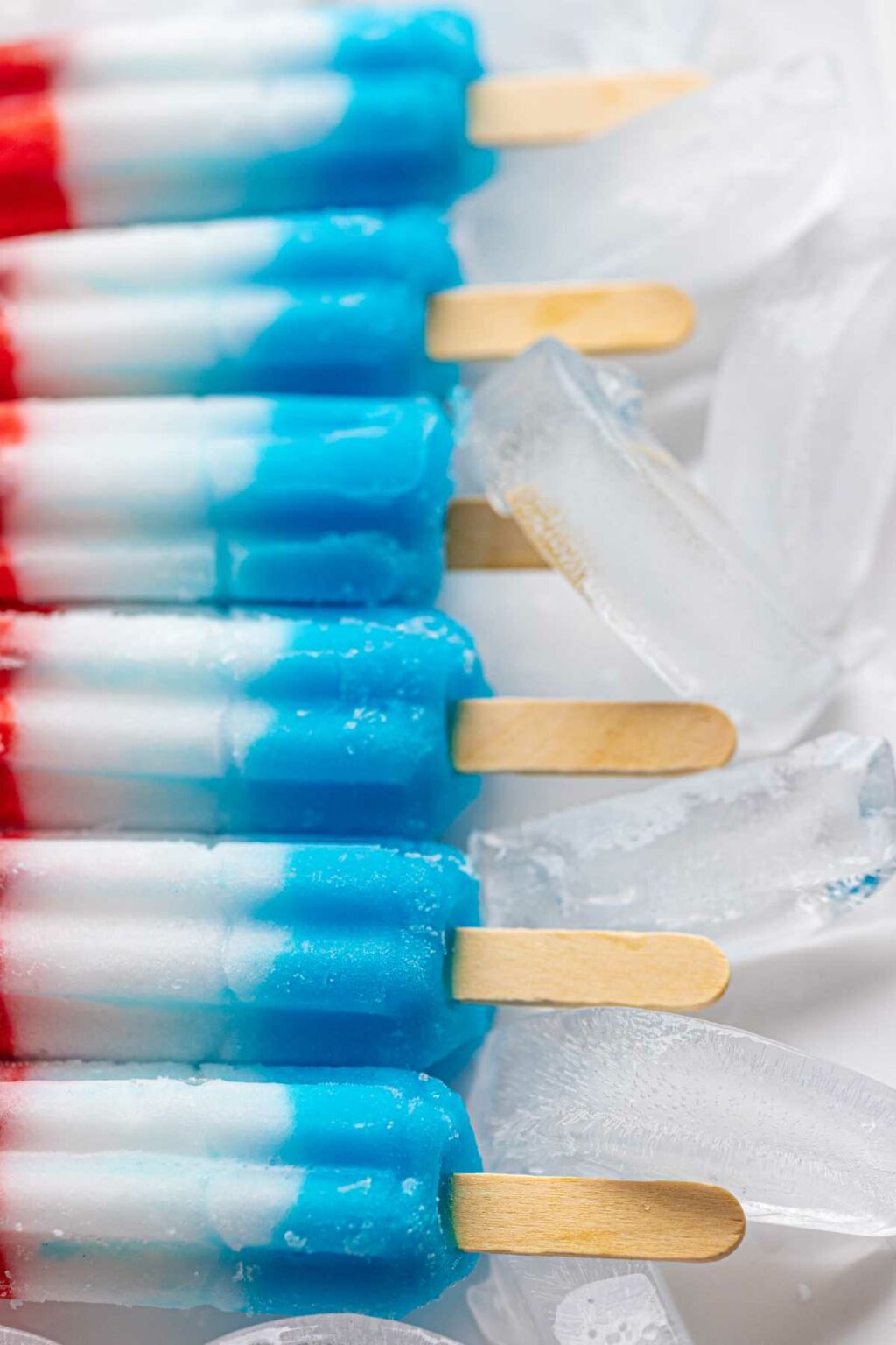 Red White and Blue Popsicles | Smells Like Delish