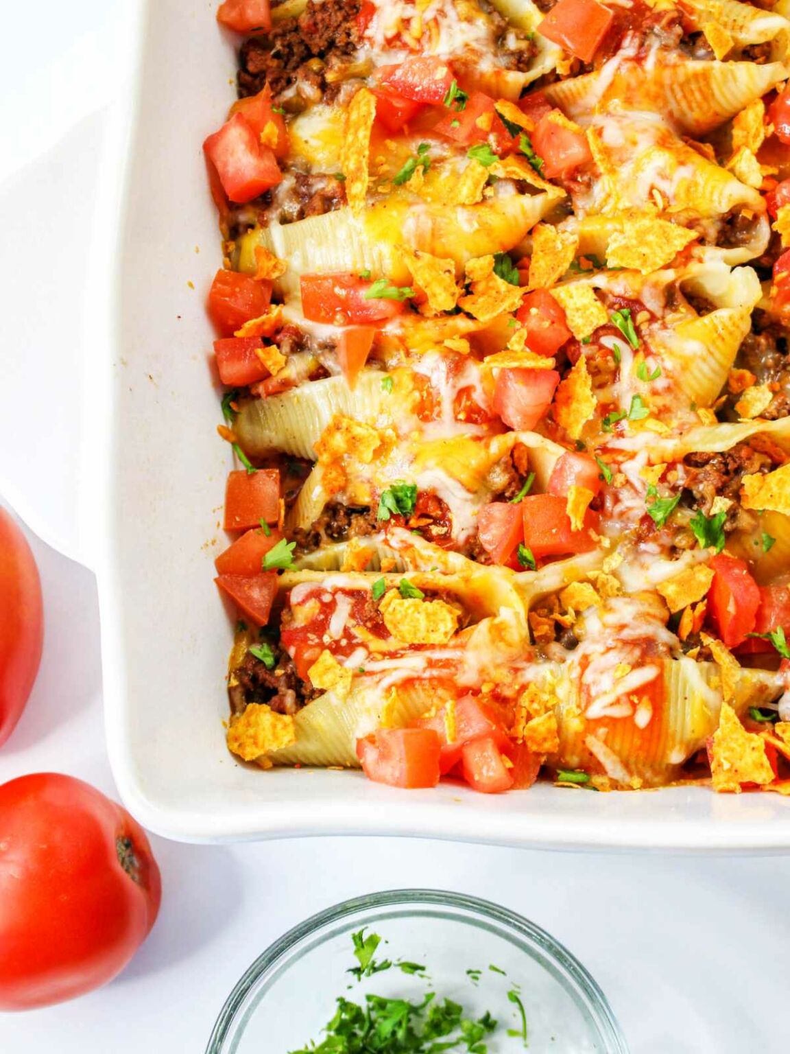 Taco Stuffed Pasta Shells | Smells Like Delish