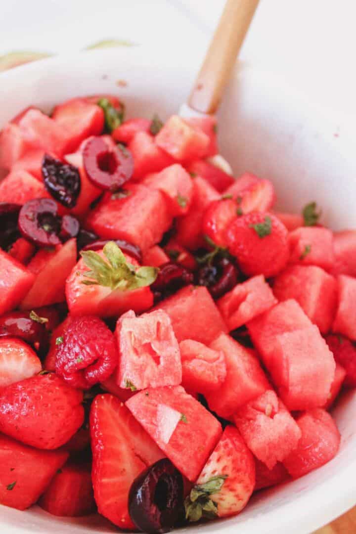 Watermelon Fruit Salad | Smells Like Delish