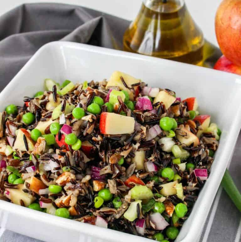 Wild Rice Salad With Apples | Smells Like Delish