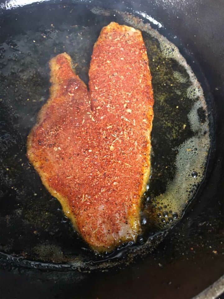 Blackened Grouper with Mango Salsa | Smells Like Delish