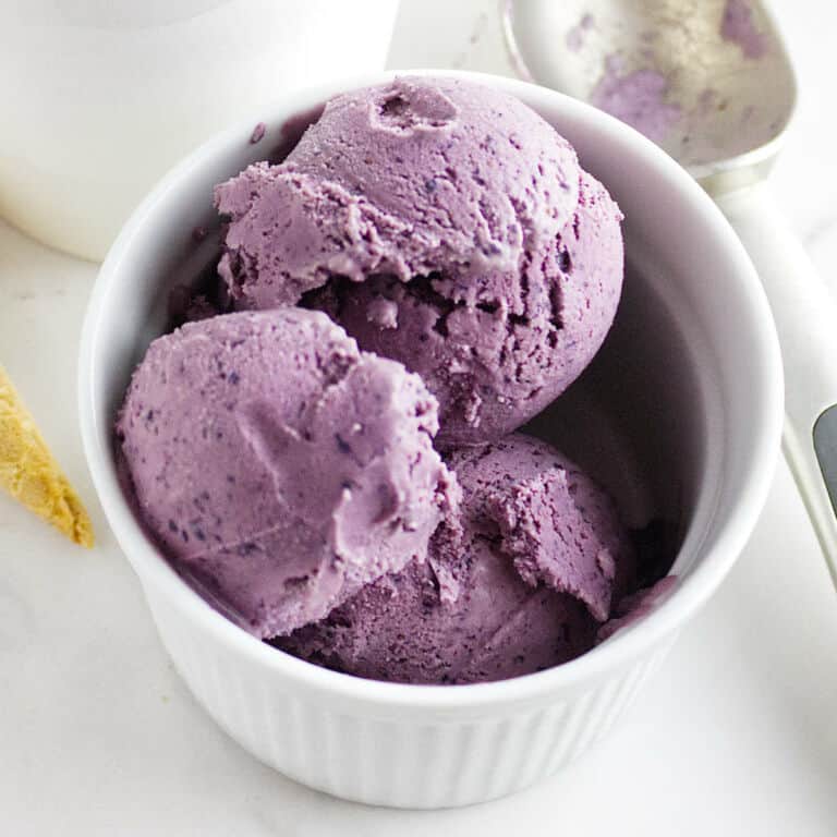Acai Berry Gelato (Acai Berry Ice Cream) | Smells Like Delish