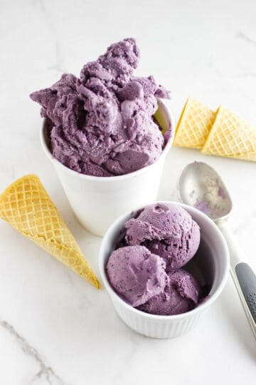 Acai Berry Gelato (Acai Berry Ice Cream) | Smells Like Delish