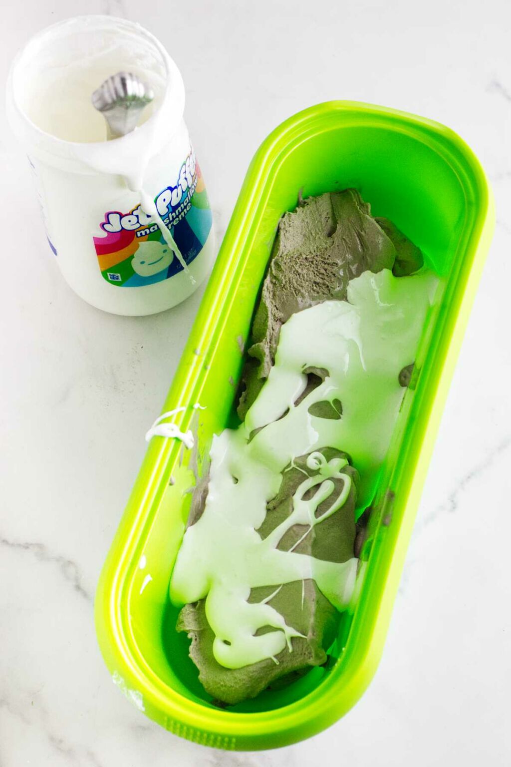 Chocolate Marshmallow Ice Cream | Smells Like Delish