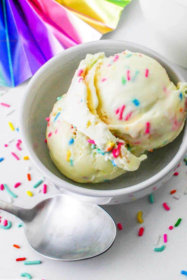 Funfetti Ice Cream | Smells Like Delish