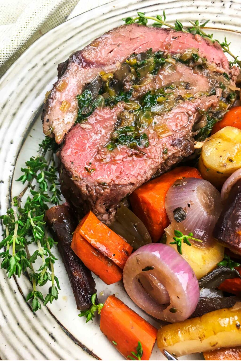 Stuffed Beef Tenderloin Roast | Smells Like Delish