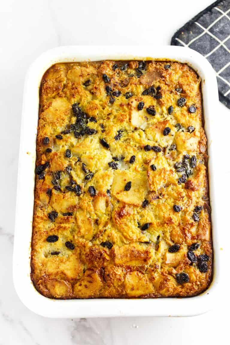 Rum Raisin Bread Pudding | Smells Like Delish