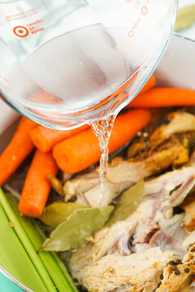Rich Homemade Turkey Broth | Smells Like Delish