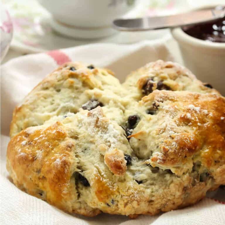 Irish Spotted Dog (Irish Soda Bread with Raisins) | Smells Like Delish