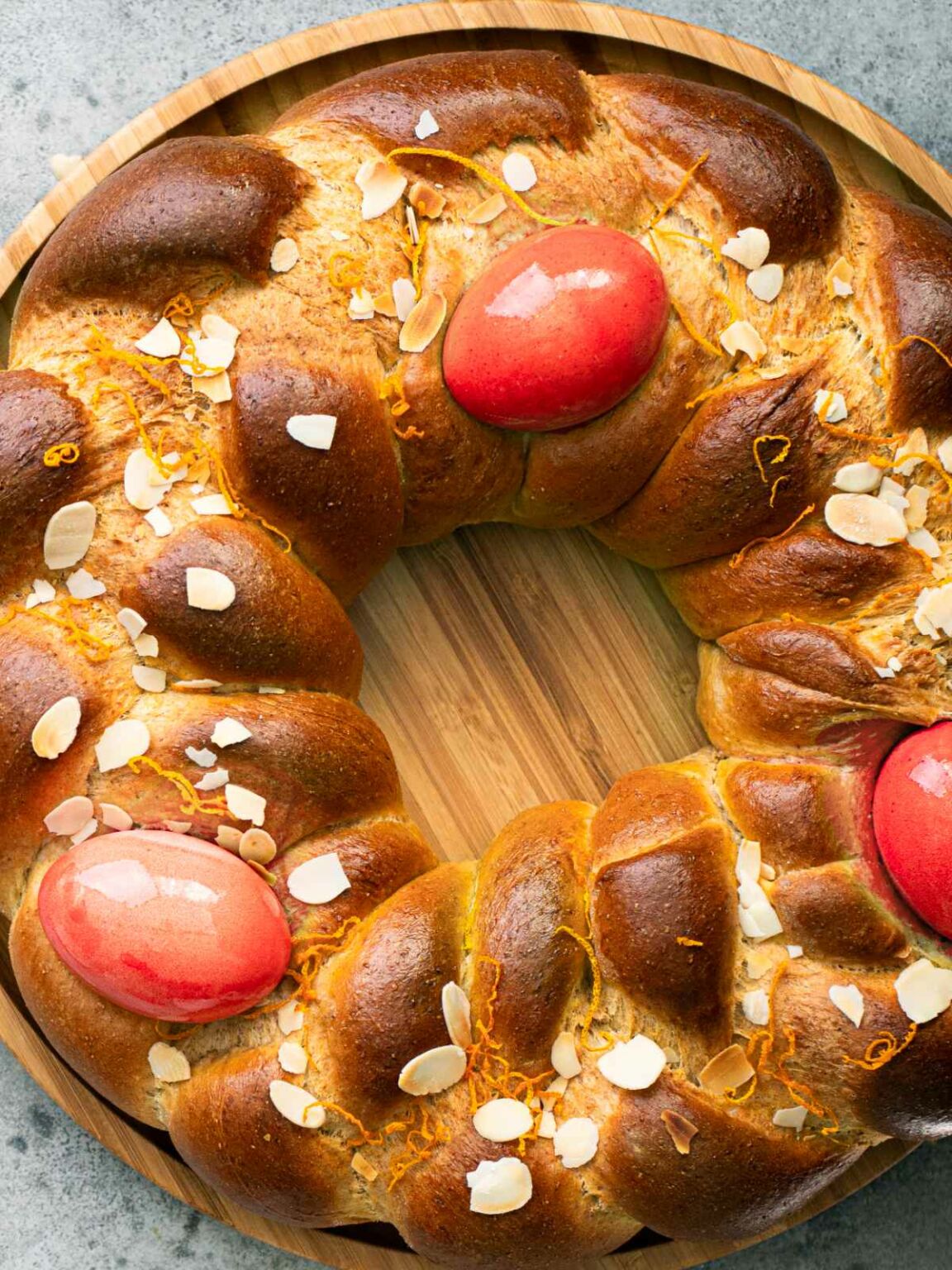 Tsoureki (Greek Easter Bread) | Smells Like Delish