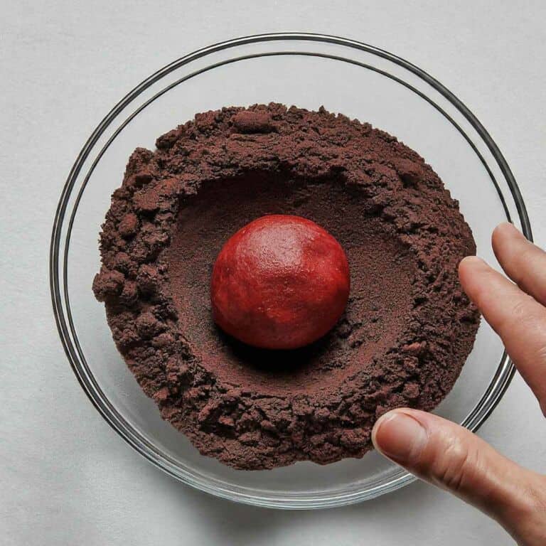 Halloween Brimstone Red Velvet Cookies | Smells Like Delish